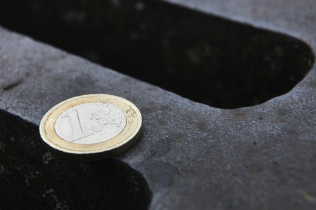 Euro Coin Drain Editorial Stock Photo - Stock Image | Shutterstock