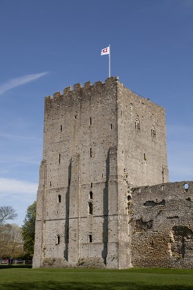 Keep Tower 12th Century Portchester Castle Editorial Stock Photo ...