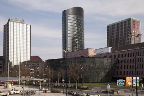 Highrise Buildings Near Main Station Rwetower Editorial Stock Photo ...
