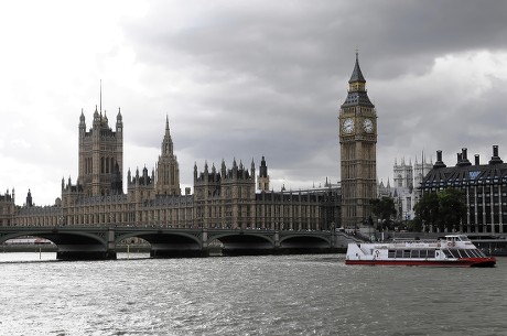 River Thames Palace Westminster Clock Tower Editorial Stock Photo ...