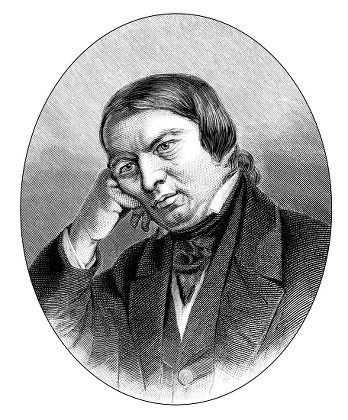 Historic Drawing 19th Century Portrait Robert Editorial Stock Photo ...