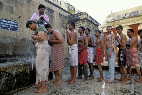 Pilgrims Washing Ritual 22 Stations Around Editorial Stock Photo ...