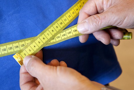 Measurement Body Circumference Abdominal Measurement Tape Editorial ...