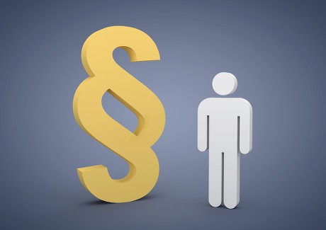 Man German Legal Sign Symbolic Image Editorial Stock Photo - Stock ...