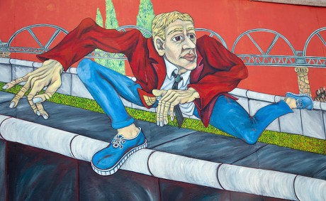 Gabriel Heimler Wall Painting East Side Editorial Stock Photo - Stock ...