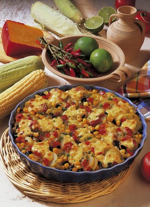 Peruvian Corn Casserole Potatoes Onions Spicy Editorial Stock Photo ...