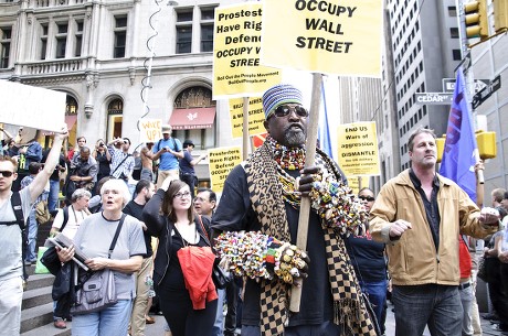 Occupy Wall Street Demonstration Wall Street Editorial Stock Photo ...