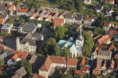 Aerial View Town Hall Hornbad Meinberg Editorial Stock Photo - Stock ...