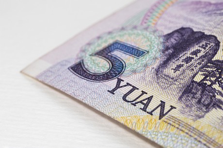 Detail On Chinese 5 Yuan Banknote Editorial Stock Photo - Stock Image ...