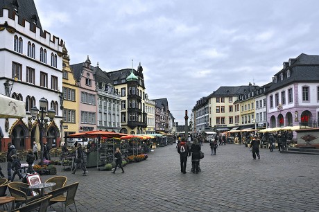 Hauptmarkt Square Trier Rhinelandpalatinate Germany Editorial Stock ...