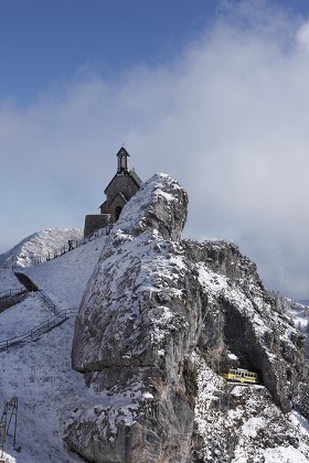 Wendelsteinkircherl Wendelstein Church Rack Railway Mt Editorial Stock ...