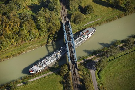 Aerial View Cargo Ship Stuck Under Editorial Stock Photo - Stock Image ...