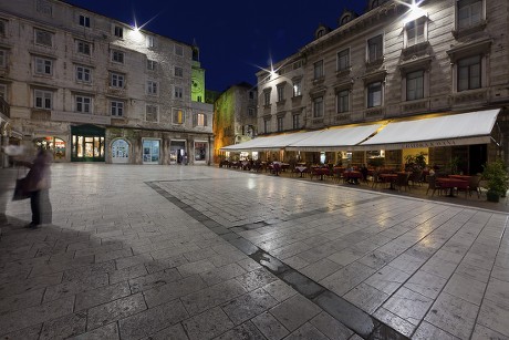 Historic District Restaurants Narodni Trg Square Editorial Stock Photo ...