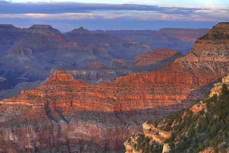 View Vishnu Temple Sunset Yavapai Point Editorial Stock Photo - Stock ...