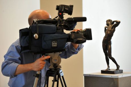 Bronze Figure Sluggard By Lord Frederick Editorial Stock Photo - Stock ...