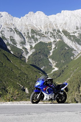 Motorbike Suzuki Gsxr 650 On Hahntennjoch Editorial Stock Photo - Stock ...