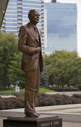 Statue Gerald R Ford Outside Ford Editorial Stock Photo - Stock Image ...