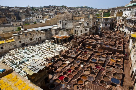 Traditional Tanneries Tanning Dying Vats Old Editorial Stock Photo ...
