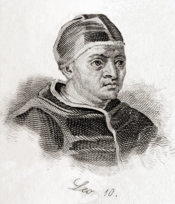 Pope Leo X 1475 1521 Born Editorial Stock Photo - Stock Image ...