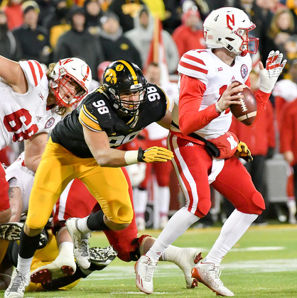 Iowa Hawkeyes Defensive End Anthony Nelson Editorial Stock Photo ...