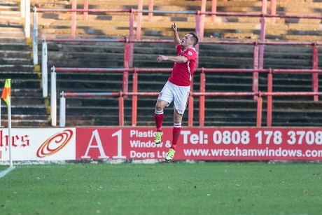 Wrexhams Shaun Harrad Celebrates His Goal Editorial Stock Photo - Stock ...
