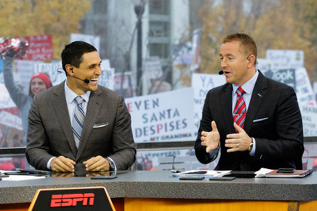 Th Espn College Game Day Analysts Editorial Stock Photo - Stock Image ...