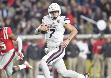 Mississippi State Quarterback Nick Fitzgerald Runs Editorial Stock ...