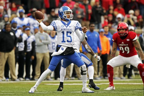 Kentucky Quarterback Stephen Johnson 15 Throws Editorial Stock Photo ...