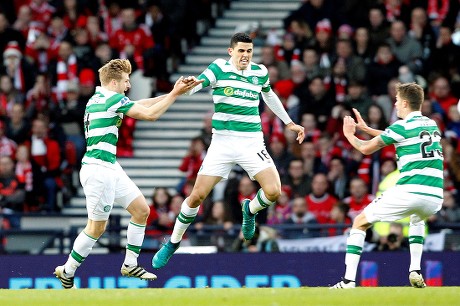 Celtics Celebrate Their Second Goal Scored Editorial Stock Photo ...