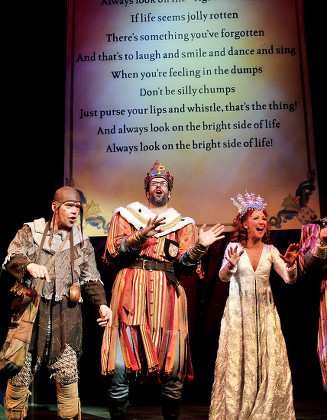Spamalot Press Night Harold Pinter Theatre Editorial Stock Photo ...
