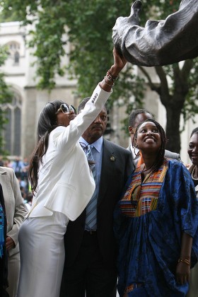 Unveiling Ceremony Statue Nelson Mandela Parliament Editorial Stock Photo - Stock Image ...