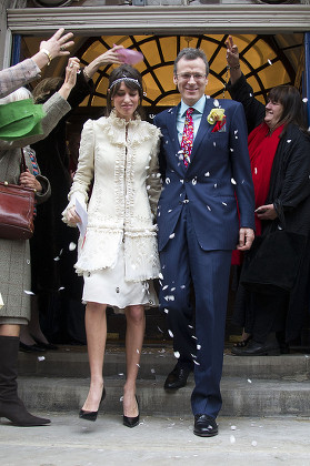 Wedding of Marina Hanbury to Ned Lambton, Earl of Durham at Chelsea ...