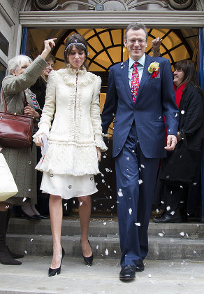 Wedding of Marina Hanbury to Ned Lambton, Earl of Durham at Chelsea ...