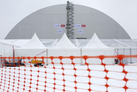 New Safe Confinement Nsc Structure Over Editorial Stock Photo - Stock ...