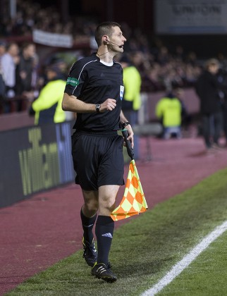 Standside Assistant Referee David Mcgeachie During Editorial Stock ...