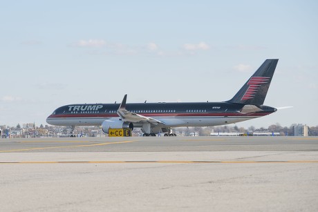 Presidentelect Trumps Private Plane Taxis On Editorial Stock Photo ...