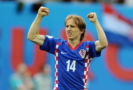 Luka Modric Croatia Celebrates His Goal Editorial Stock Photo - Stock ...