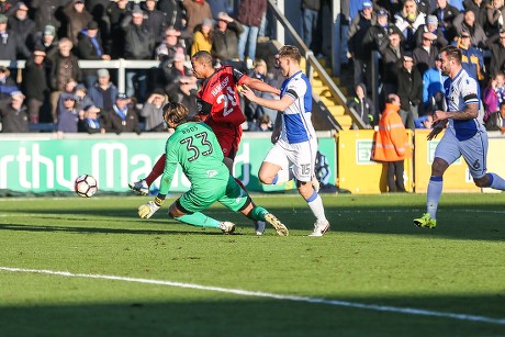 Barrows Byron Harrison Shoots Goal Scores Editorial Stock Photo - Stock ...