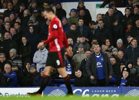 Everton Fans Looks Angry Zlatan Ibrahimovic Editorial Stock Photo ...