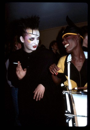 Fashion Aid Boy George Grace Jones Editorial Stock Photo - Stock Image ...