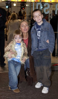 Patsy Kensit Her Sons Lennon Gallagher Editorial Stock Photo - Stock ...