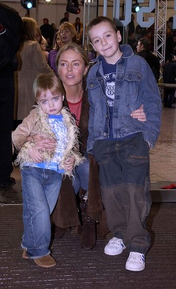 Patsy Kensit Her Sons Lennon Gallagher Editorial Stock Photo - Stock ...