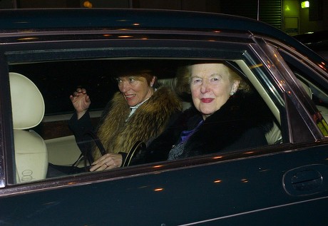 Baroness Thatcher Romily Lady Mcalpine Leave Editorial Stock Photo ...