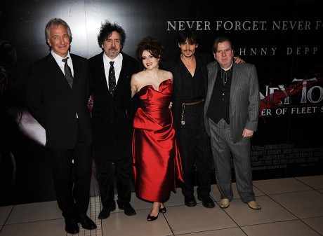 Premiere Film Sweeney Todd Alan Rickman Editorial Stock Photo - Stock ...
