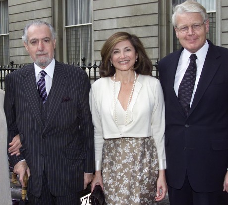 Harry Hyams His Godduaghter Dorrit Moussaieff Editorial Stock Photo ...