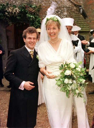 Wedding Edward Bonham Carter Victoria Studd Editorial Stock Photo ...