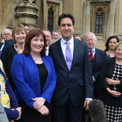 Labour Leader Ed Miliband Welcomes Newly Editorial Stock Photo - Stock ...