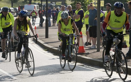 Nightrider Charity Bike Rike Leaving Alexander Editorial Stock Photo ...