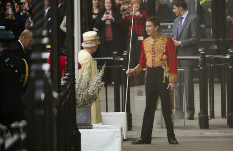 Queen Prince Phillip Duke Edinburgh Arrive Editorial Stock Photo ...