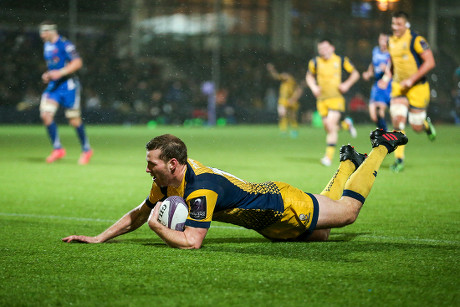 Max Stelling Worcester Warriors Scores Try Editorial Stock Photo ...